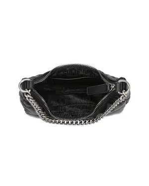 Kurt Geiger Multi Quilted Crossbody - Black/silver