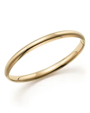 Bloomingdale'S 14k Yellow Hinged Bangle