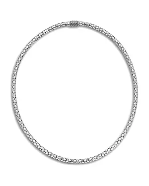 John Hardy Sterling Dot Chain Necklace - Silver
