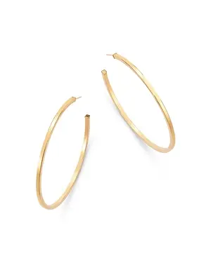 Bloomingdale'S 14k Yellow Square Tube Hoop Earrings - Gold