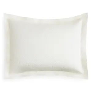 MATOUK Alba Quilted King Sham Ivory