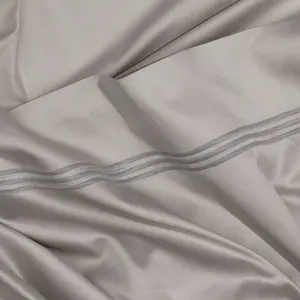 MATOUK Bel Tempo Nocturne Flat Sheet, King - Silver