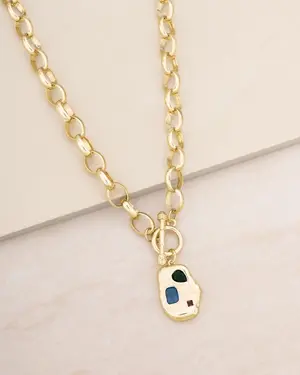 Ettika Nugget Pendant Necklace