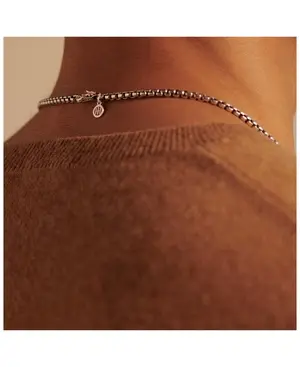 John Hardy Sterling Naga Box Chain Necklace