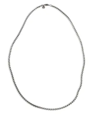 John Hardy Sterling Naga Box Chain Necklace