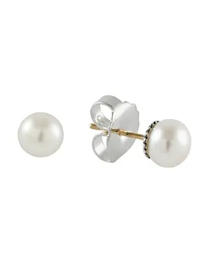 LAGOS LAGOS Sterling Silver Luna Pearl Earrings