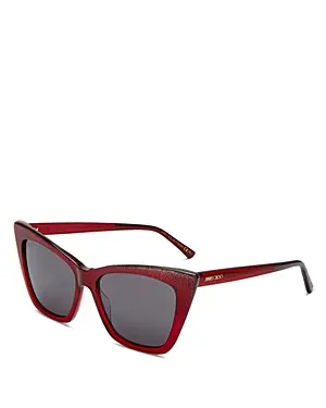JIMMY CHOO Lucine Cat Eye Sunglasses, 55mm