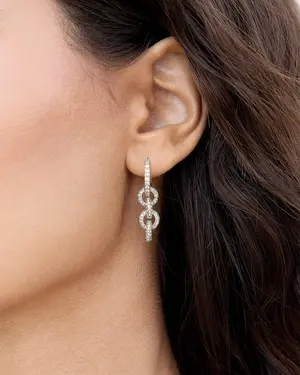 Ettika Crystal Dangle Earrings