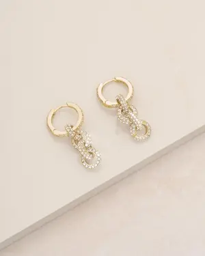 Ettika Crystal Dangle Earrings