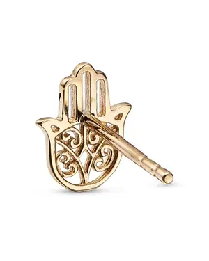 MOON & MEADOW Hamsa Hand Stud Earrings