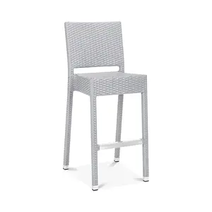 SAFAVIEH Bethel Outdoor Barstool - Gray