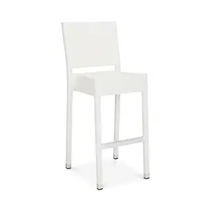SAFAVIEH Bethel Outdoor Barstool - White