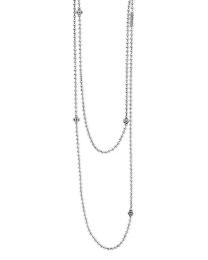 Lagos Sterling Caviar Icon Chain Necklace - Silver