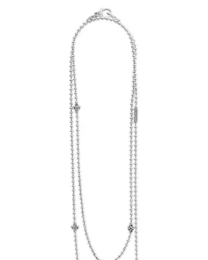 Lagos Sterling Caviar Icon Chain Necklace