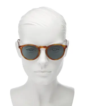 Oliver Spencer Gregory Peck Round Sunglasses, 50mm