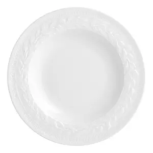 Bernardaud Louvre Rim Soup Plate - White