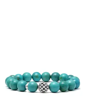 Lagos Caviar Ball Beaded Bracelet - Turquoise
