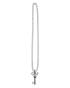 Lagos Signature Sterling Key Pendant Necklace
