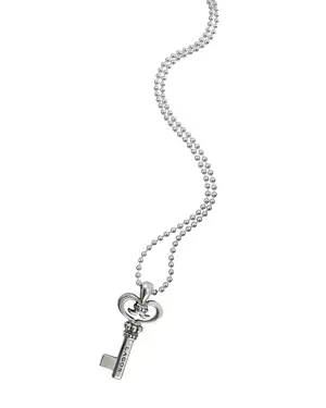 Lagos Signature Sterling Key Pendant Necklace