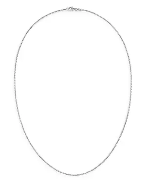 John Hardy Sterling Classic Box Chain Necklace - Silver