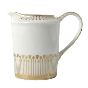 Bernardaud Soleil Levant Creamer - White/gold