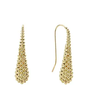 Lagos Caviar Collection 18k Drop Earrings - Gold