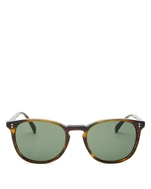 Oliver Spencer Round Frame Sunglasses 53mm - Havana/green Solid