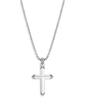 John Hardy Classic Chain Cross Pendant Necklace