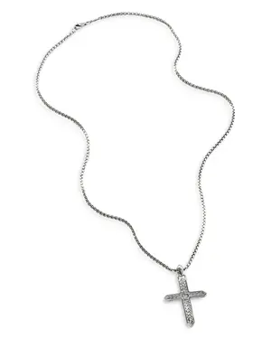 John Hardy Classic Chain Cross Pendant Necklace