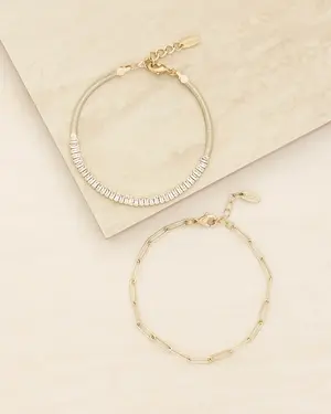 Ettika Links & Shine Bracelet Set