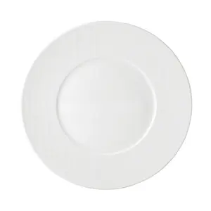 Bernardaud Organza Dinner Plate - White