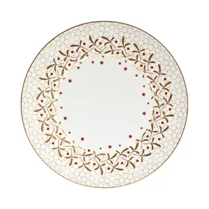 Bernardaud Noel Blanc Dinner Plate - White