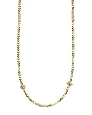 Lagos 18k Caviar Beaded Necklace - Gold