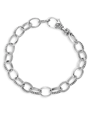 Lagos Sterling Link Bracelet - Silver