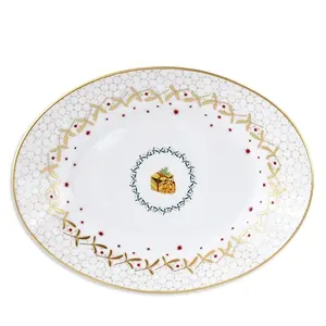 Bernardaud Noel Relish Dish - White