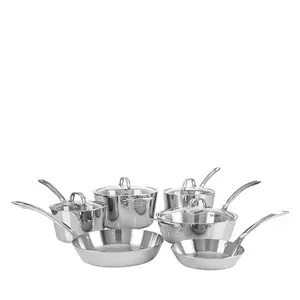 VIKING Contemporary 3-ply 10-piece Cookware - No Color