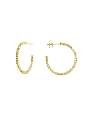 Lagos 18k Hoop Earrings - Gold