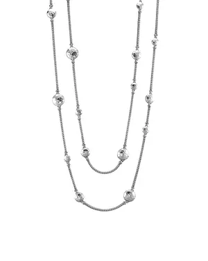 John Hardy Sterling Palu Disc Station Sautoir Necklace - Silver