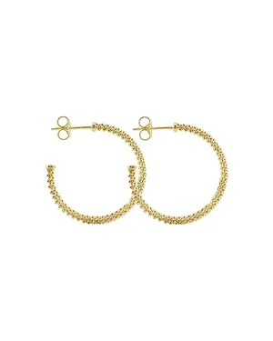 Lagos 18k Hoop Earrings - Gold
