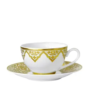 Bernardaud Venise Tea Saucer - White/gold