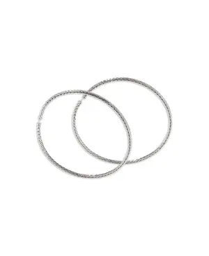 John Hardy Sterling Classic Chain Extra-large Hoop Earrings