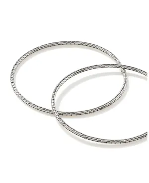 John Hardy Sterling Classic Chain Extra-large Hoop Earrings