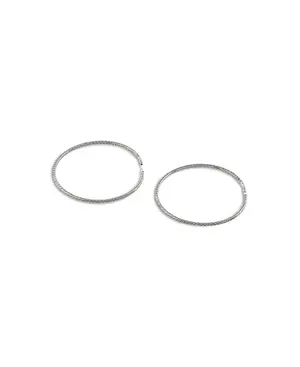 John Hardy Sterling Classic Chain Extra-large Hoop Earrings