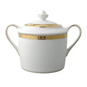 Bernardaud Athena Sugar Bowl - Gold