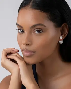 Lagos Sterling Silver Caviar Pearl Earrings