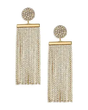 Ettika Fringe Drop Earrings - Gold