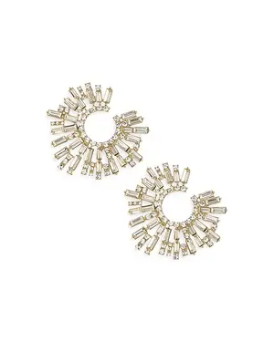 Ettika Open Circle Earrings - Gold