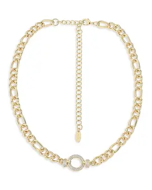 Ettika Crystal Pave Collar Necklace - Gold