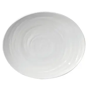 Bernardaud Origine Oval Platter - White