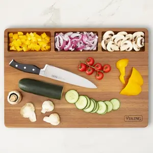 VIKING Acacia 20 Butcher Block Prep/serving Board